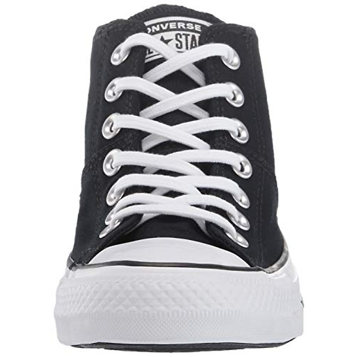 Converse Women's Chuck Taylor All Star Madison Mid Top Sneaker, Black/Black/White, 8.5 M US