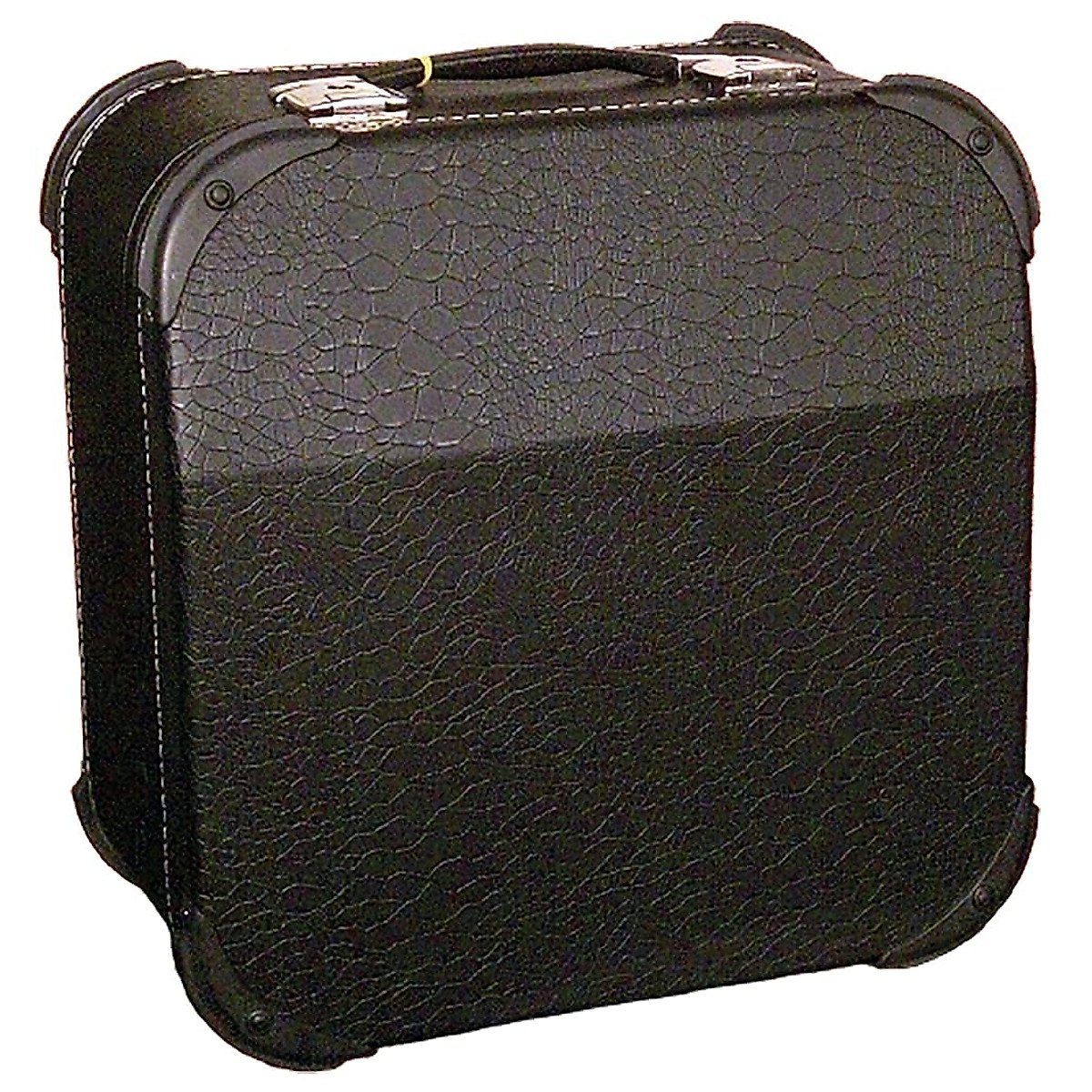 Alacran NAL3412 DLX Accordion Package: 34 Button, 12 Bass Accordion with Case and Straps (Fa/FBE, White Pearl)