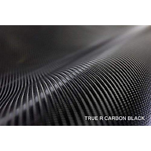 VViViD Black True R Carbon Fiber Vinyl Wrap Roll with Air Release Technology (1 Foot by 5 Foot)
