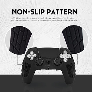 OLYGIVE PS5 Controller Accessories, PS5 Controller Skin and PS5 Controller Charger Dock