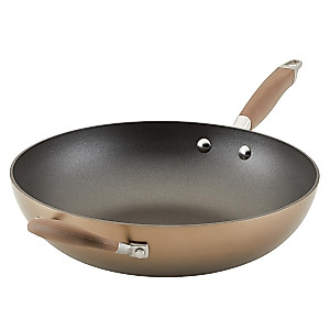 Anolon Advanced Home Hard Anodized Nonstick Wok/Stir Fry Pan 12 Inch