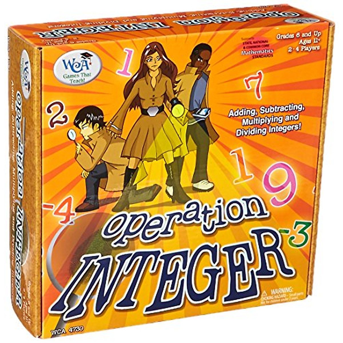 Learning ADVANTAGE-4730 WCA Game - Operation Integer - Grades 6 to 8