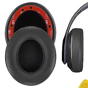 Geekria QuickFit Replacement Ear Pads for Beats Studio 3 (A1914), Studio 3.0 Wireless Headphones Ear Cushions, Headset Earpads, Ear Cups Cover Repair Parts (Shadow Grey)