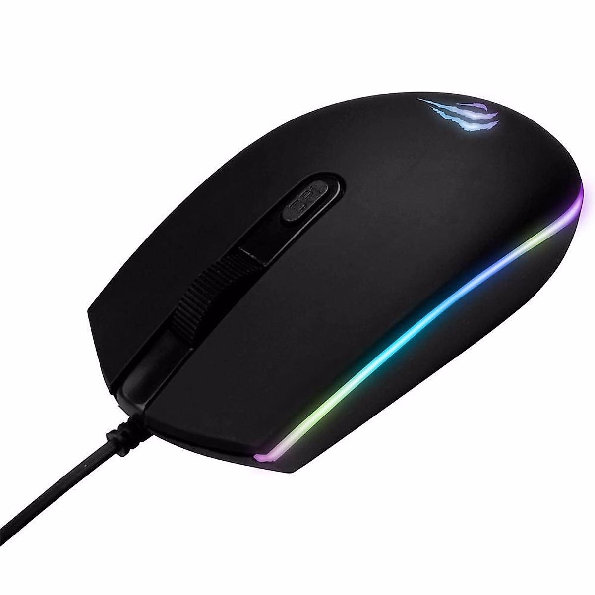 RGB Gamer Mouse, 4 Buttons, 800-1000-1200 DPI, USB, HAVIT, MS1003