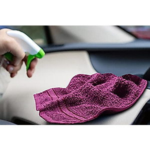 TOALLA 100% Cotton Washcloths 24 Pack|Soft Washcloth for Face|Washcloth Bulk Pack|Washcloth for Body and Face|Highly Absorbent|Fingertip Towel|Washcloth for Bath Room|12 x 12 in|Assorted