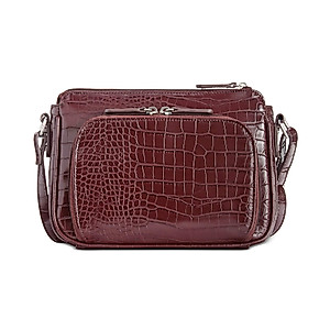 Giani Bernini Plaid Croco Crossbody