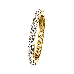 Ross-Simons 1.00 ct. t.w. Diamond Eternity Band in 14kt Yellow Gold. Size 7