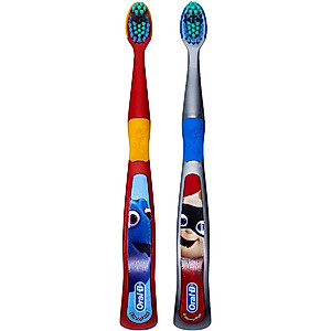 Oral-B Kids Pixar Toothbrush, Children 3+, Extra Soft, Characters Incredible -1 Count