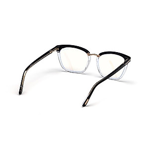 Tom Ford Women's Eyeglasses TF5550-B TF/5550-B Black/Crystal Optical Frame 54mm