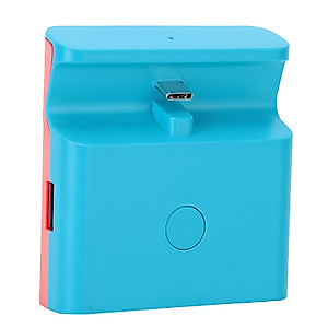 Mxzzand Type-C Charging Dock Stand HDMI Video Converter XDL-NS06 for Switch/Lite(Blue red)