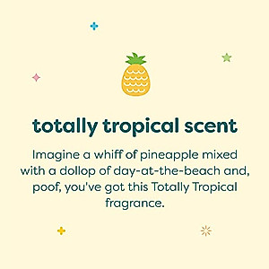 Babyganics SPF 50 Kids Mineral Sunscreen Roller Ball, Totally Tropical | UVA UVB Protection | Octinoxate & Oxybenzone Free | Water Resistant |3 Ounce (Pack of 2)