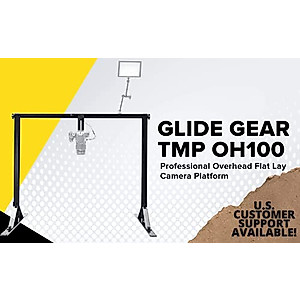 Glide Gear OH100 Professional Metal Overhead Table Top Mount Stand Photography Studio DSLR Video Camera iPhone Top Down Platform