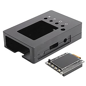 Zopsc-1 Aluminum Alloy 2.2 Inch TFT LCD Touch Screen Case Set High PPI Display 320 x 240 Defination Button or Remote Control for Raspberry Pi 3B / 2B / B + / A +