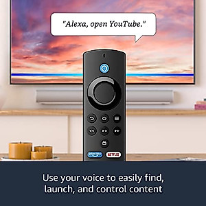 Like-New Fire TV Stick Lite, free and live TV, Alexa Voice Remote Lite, smart home controls, HD streaming