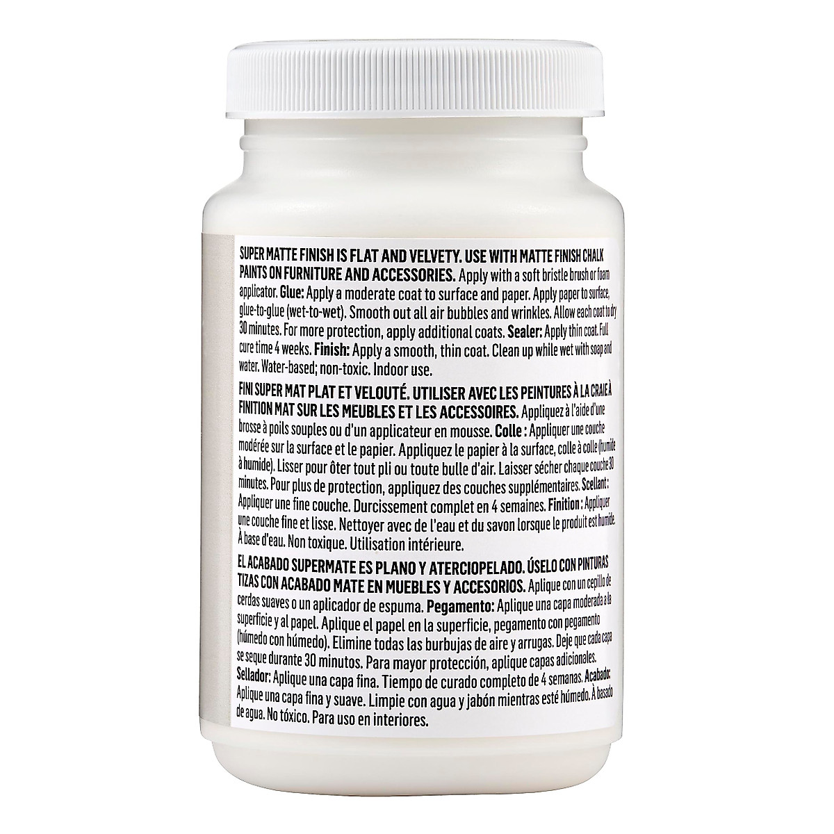 Mod Podge Super Matte, Premium All-in-One Glue, Sealer, and Finish, 8 fl oz, CS27596, Clear