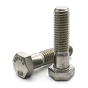 Hex Cap Screws 18-8 Stainless Steel - 3/8-16 x 2-3/4" PT Qty-25