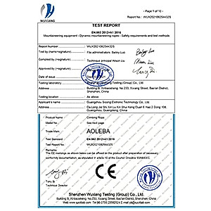 AOLEBA 10.5 mm Static Climbing Rope 10M(32ft) 20M(64ft) 30M(96ft) 50M(160ft) 70M(230ft) Outdoor Rock Climbing Rope, Escape Rope Ice Climbing Equipment Fire Rescue Parachute Rope