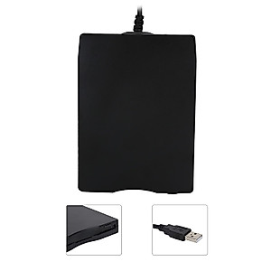 Hilitand USB 3.5 inch External Floppy Disk Drive,Portable Full Speed/12 Mbps,720KB/1.44MB FDD Universal Disk Drive for PC Laptops Desktop,for for OS X