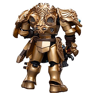 HiPlay JoyToy Warhammer 40K Collectible Figure: Adeptus Custodes Custodian Guard with Sentinel Blade 1:18 Scale Action Figures JT7837 (Guard with Sentinel Blade)