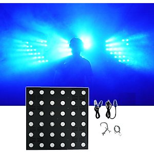 Rockville Stage Matrix 36 RGB 6x6 Tri-Colored Matrix Blinder Light DJ/Stage/Band