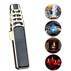 Solar Beam Torch - the Hottest Torch on Earth, Turbine Torch Lighter Jet Flame, Butane Gas for Candle Camping BBQ Kitchen- Butane Not Included, Windproof