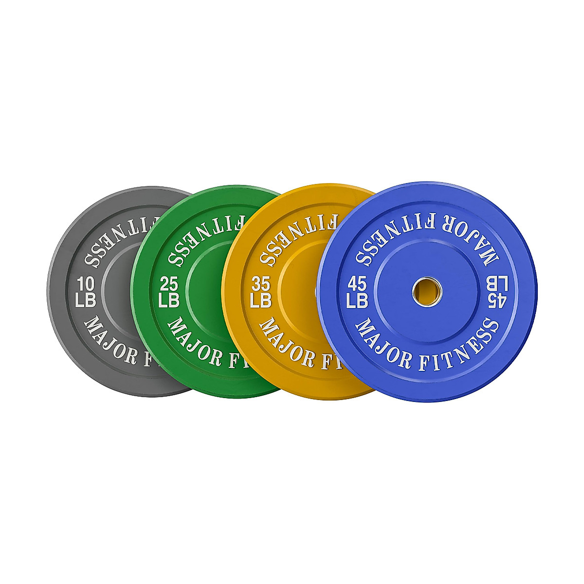 MAJOR LUTIE Olympic Weight Plates for Weight Lifting and Strength Training, 230LB Adjustable Dumbbell, Standard Barbell (4 Pairs)