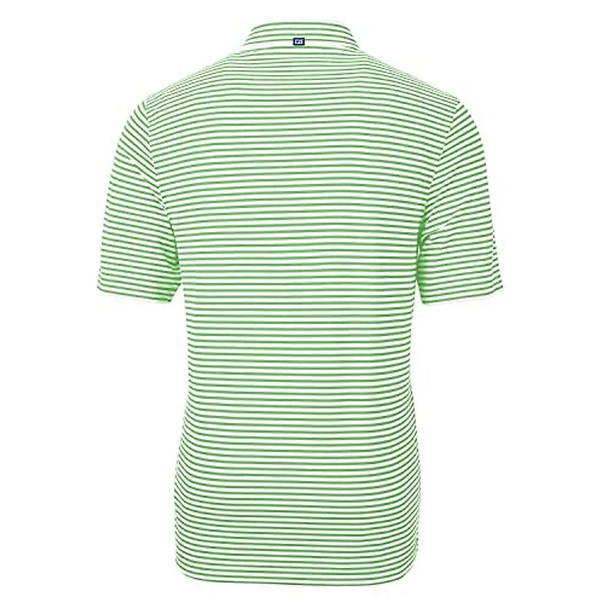 Cutter & Buck Virtue Eco Pique Stripe Recycled Mens Polo, Kelly Green, XXXL