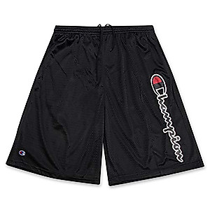 Big and Tall Mens Athletic Shorts for Men Mesh Shorts with Pockets Black 3X