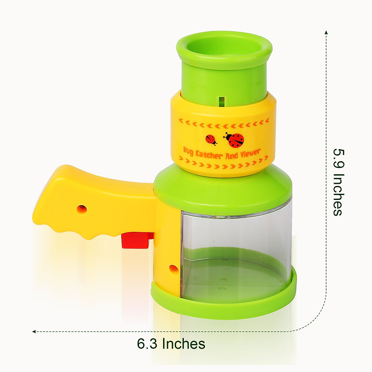 QuadPro Bug Catcher Kit for Kids - 2 Sets, Bug Catching Kit Includes Butterfly Net, Tweezers, Insect Clamp, Magnifying Glass & Learning Cards, Outdoor Toys for Children Ages 3-8 (Classic Edition)