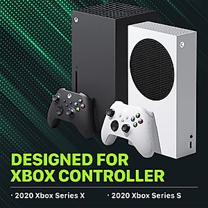 Fosmon Rechargeable Battery Pack Compatible with Xbox Series X/S Controllers (Not for Xbox One / 360) Controller (2 Pack), Works with Fosmon Charging Dock C-10765/C-10769/C-10773/C-10774 - Black
