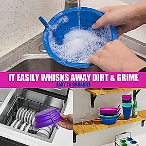 Klickpick Home Cereal Bowls with Straws and Kids Straw Cups - Set of 4 Bowls with Straws for Kids, and 4 Straw Cups for Kids BPA Free Dishwasher Safe Great for Kids and Toddlers