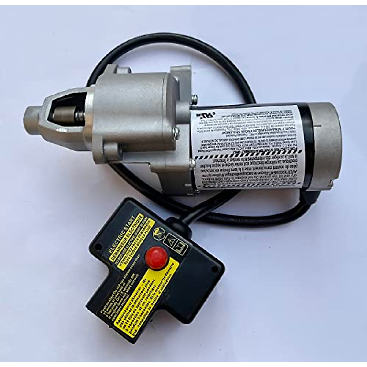 JQ170-2 Starter Motor 120V 14T Compatible with Storm Force LCT 291cc Snow Blower OHV Gas Engine 2021 and Later