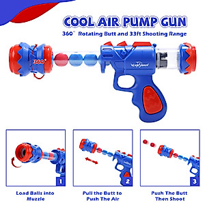 EagleStone Movable Dinosaur Toys for Kids 5-7, Spaying & Auto Scoring, Dino Shooting Target Game with 2 Pump Guns, 48 Foam Balls, Sound, Fun Gift for Boys & Girls, Party Favor