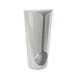 Spectrum Wall Mount or Adhesive Sink Plastic Grocery Storage & Trash Bag Organization, Standard, Light Gray