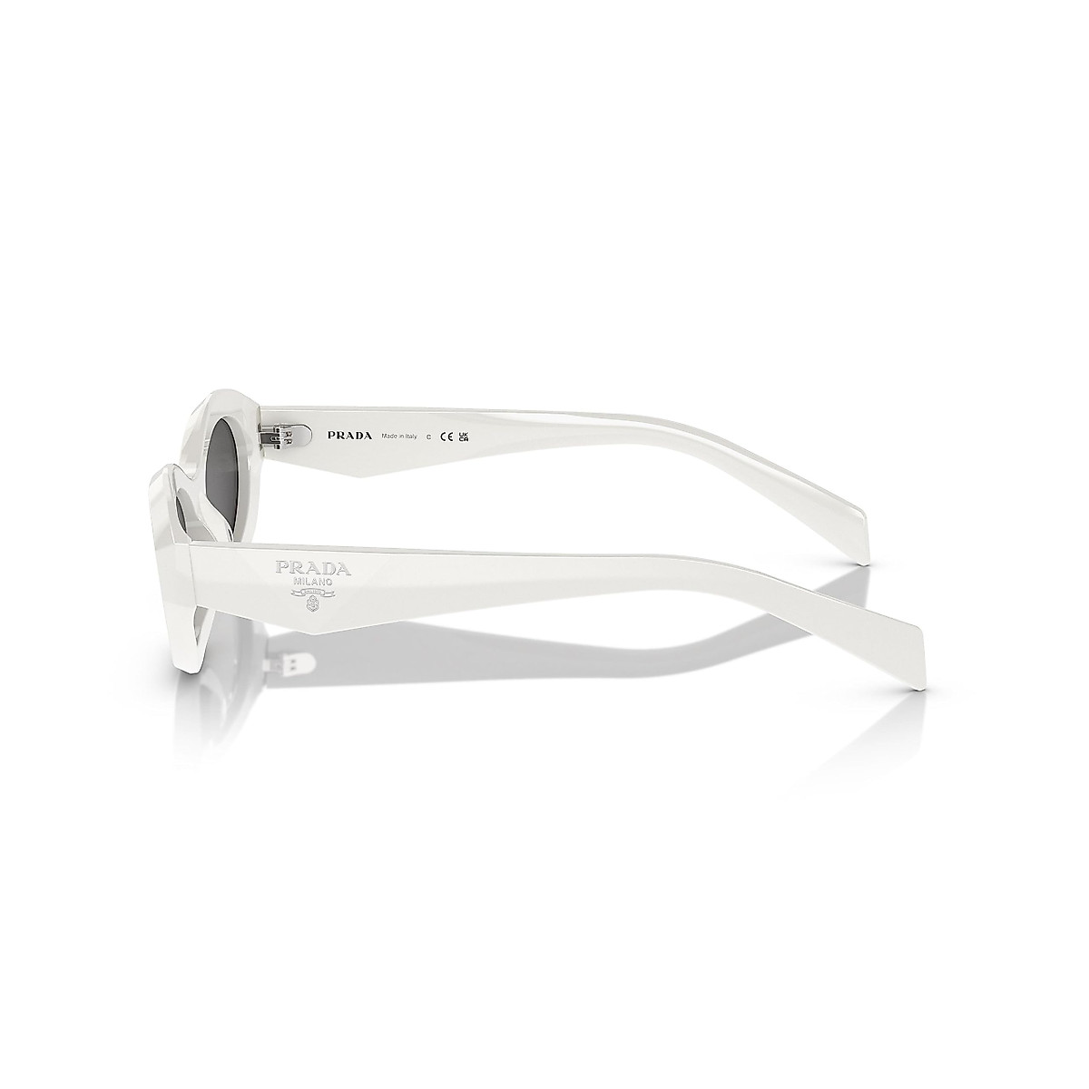 Prada PR 26ZS White/Dark Grey 55/16/145 women Sunglasses