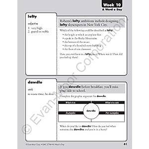 A Word a Day, Grade 4 Teacher Edition