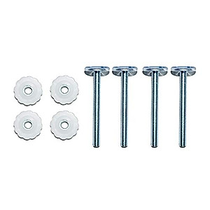 4 Pack Pressure Gates Threaded Spindle Rods M10 (10 mm),Baby Gates Accessory Screw Bolts Kit Fit for Baby and Pet Safety Gates Pressure Mounted Gates Guard