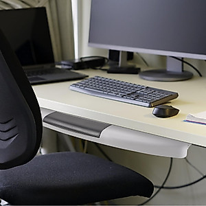 Angoily 1 Set Keyboard Tray Drawer Plastic Trays Office Desk Accessories Desk Tray Keyboard Holder Keyboard Shelf Under Desk Sliding Keyboard Under Desk Mount Slider Table Abs