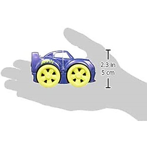 Mega Bloks Building Basics Race Car - My First Builders 3 Piece Blue Race Car ~ Take Apart ~ Build Again ~ Combine with Others