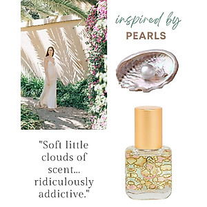 Pearl Organic Perfume Oil Extract Roll-On by Sage- 1/4 oz, Vegan & Cruelty-Free, Subtle Scent, Vanilla, Sandalwood, Musk