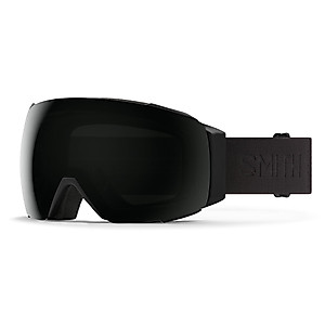 SMITH I/O MAG Goggles with ChromaPop Lens – Performance Snowsports Goggles with Easy Lens Change Technology for Skiing & Snowboarding – for Men & Women – Blackout + Sun Black Lens