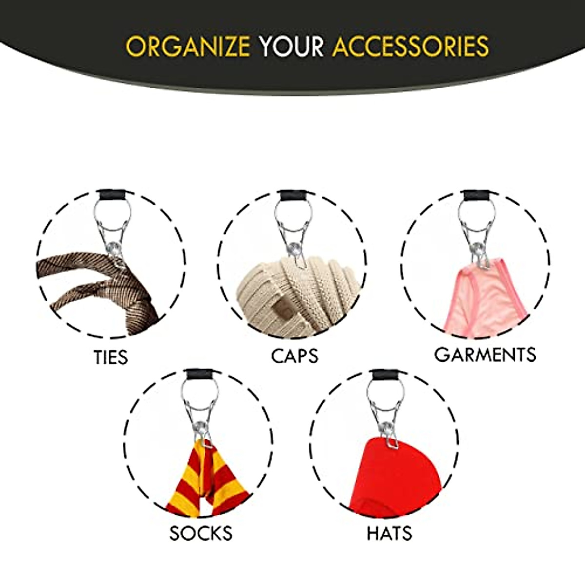 hat organizer for closet 2pcs - Cap Organizer Holder for Hanger & Closet, 10 caps hat hanger for baseball caps Upgrade your clothes hanger to a cap organizer hanger and maximize your closet storage