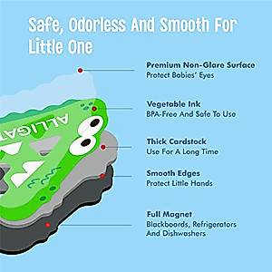 Magnetic Uppercase Letters and Numbers, Educational Learning Tool for Kids Word Recognition 39 Pieces Magnets Include 26 Colorful Alphabet Letters, 10 Numbers and 3 Symbols,Toddlers 3 4 5 Years Old