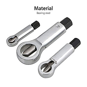 EEEKit Metal Nut Splitter Cracker, Metal Nut Splitter Breaker Manual Pressure Nut Cracker Remover Extractor Tool, 9-12mm/12-16mm/16-22mm Nut Remover Extractor Tools