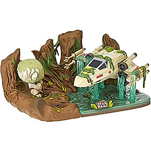 Funko Pop! Deluxe: Yoda Lifting X-Wing, Galactic Convention Exclusive