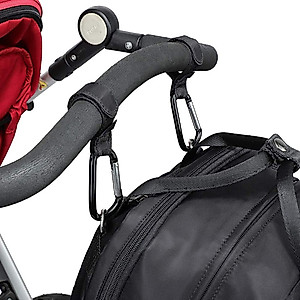 Dikaslon Diaper Bag Tote with 2 Pack Stroller Hooks, Pacifier Case and Changing Pad, Large Travel Diaper Tote for Mom and Dad, Multifunction Baby Bag for Boys and Girls