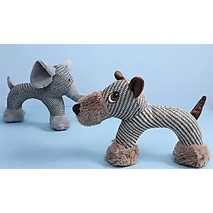 Dog Plush Toy, Squeaky Dog Toy Quality & Beautiful Design, Durable Dog Toy for Small, Medium Size, Dog Chew Toy for Puppy, Cat Toy (Elephant)