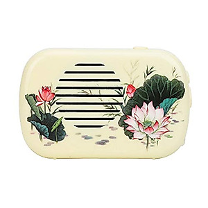 Zerodis Mini Buddha Music Player Machine Buddhist Chanting Player Praying Song with 22 Buddhist Songs(Jujube Red)(Milky White)