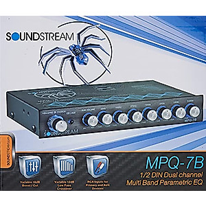 Soundstream MPQ-7B 7-Band 1/2 DIN Equalizer