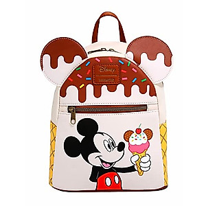Loungefly Disney Mickey Mouse Ice Cream Mini Backpack